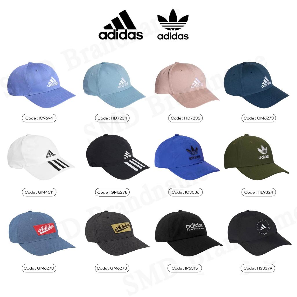 Adidas หมวกแก๊ป หมวกบัคเก็ต สินค้าแท้จากชอป 100% | Shopee Thailand