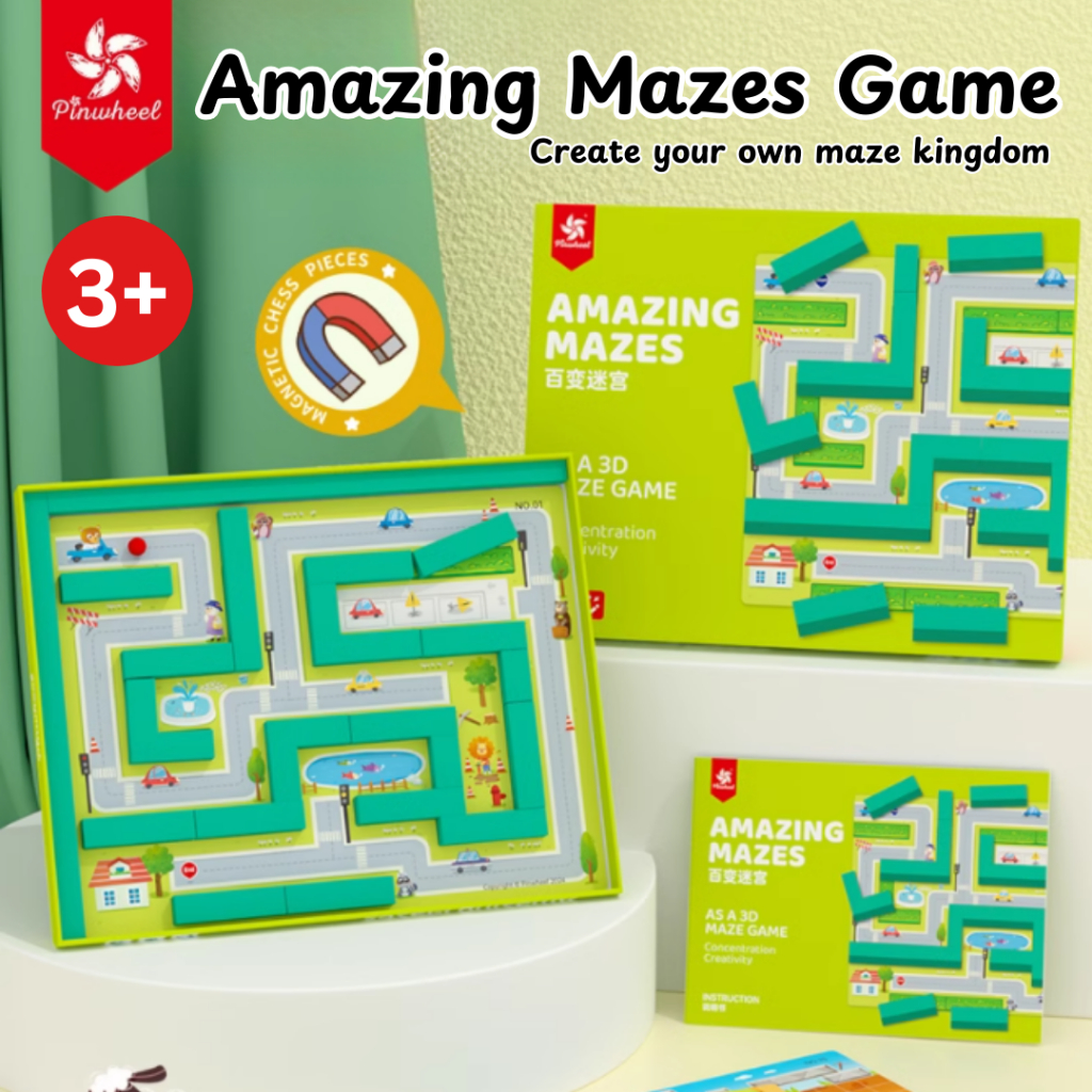 พร้อมส่ง Pinwheel Amazing 3D Mazes Game ของเล่นเกมส์เขาวงกต | Shopee ...