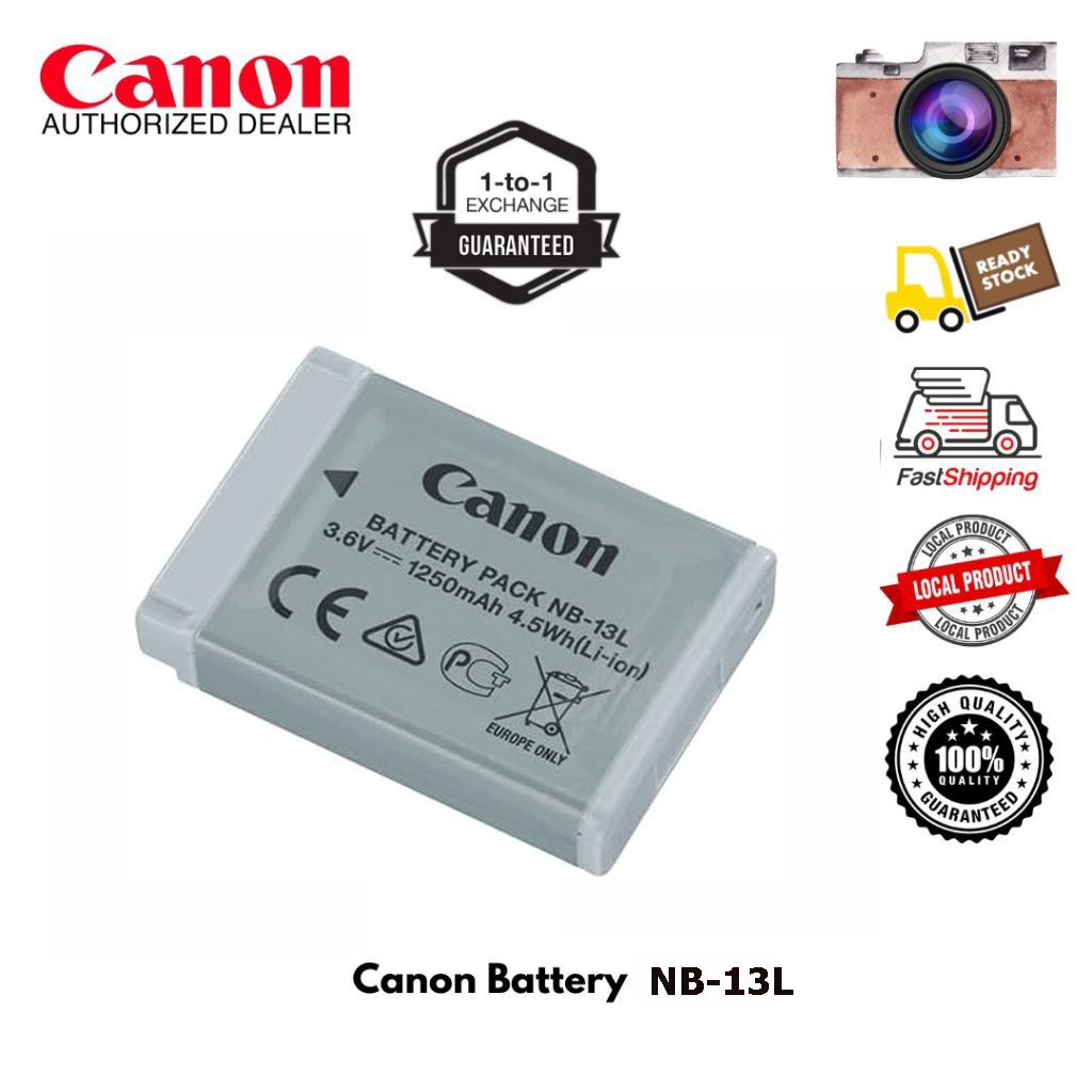 Canon NB-13L แบตกล้อง Canon Powershot G1XIII G5X G5XII G7X G7XII G7XIII G9X G9XII SX620 SX720 ...