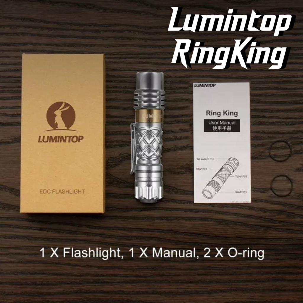 Lumintop Ring king LED ประสิทธิภาพสูง สว่าง 1000 Lumens ส่องไกล 180 ...
