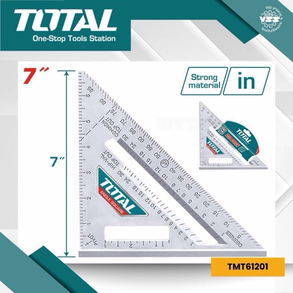 TOTAL ฉากวัดสามเหลี่ยม ฉากวัดองศา / ฉากวัดมุม ขนาด 7 นิ้ว รุ่น TMT61201 | Shopee Thailand