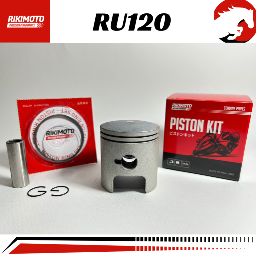 ชุดลูกสูบ RU120, AKIRA120(อากีร่า120) งานแท้เกรดญี่ปุ่น RIKIMOTO ...