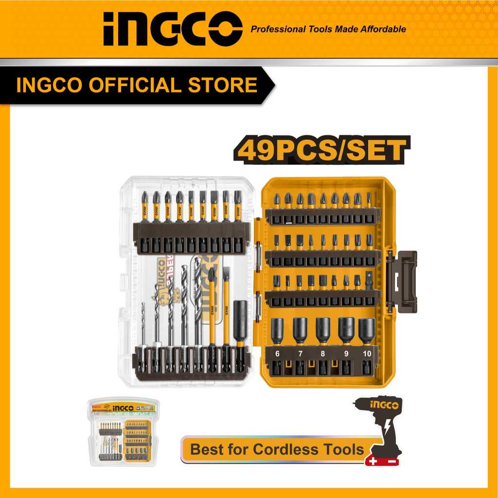 INGCO ชุดดอกไขควงกระแทก 49 ชิ้น AKDL24906 | Shopee Thailand