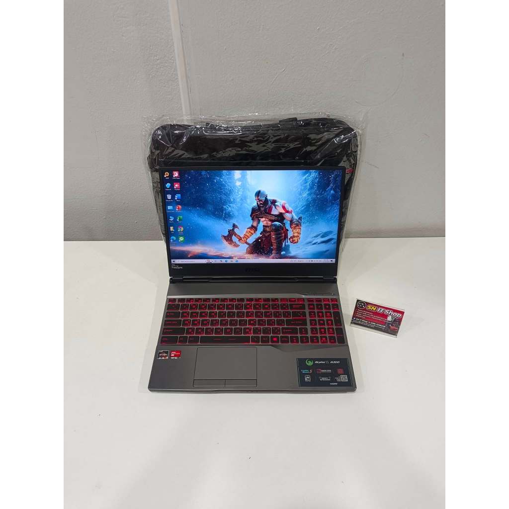 MSI Alpha 15 A3DD-014TH (มือสอง) สเปค AMD Ryzen 7 3750H RAM : 8 GB SSD ...