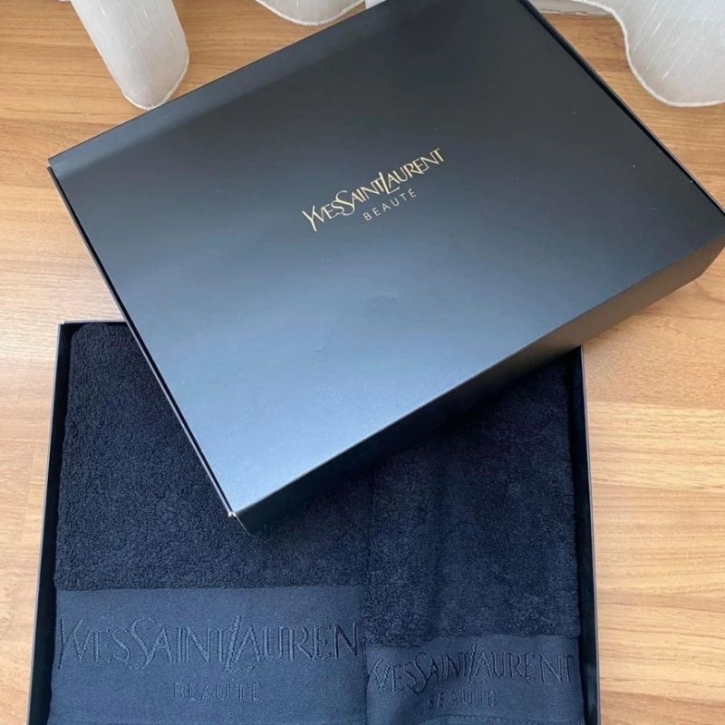 Ysl Towels Set เซ็ตผ้าขนหนู 2 ชิ้น ของแท้ | Shopee Thailand