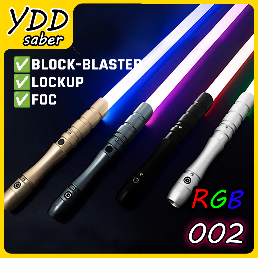 [ YDDsaber ] ดาบ Lightsaber รุ่น 002 / RGB / FOC / Block-Blaster-FX ...