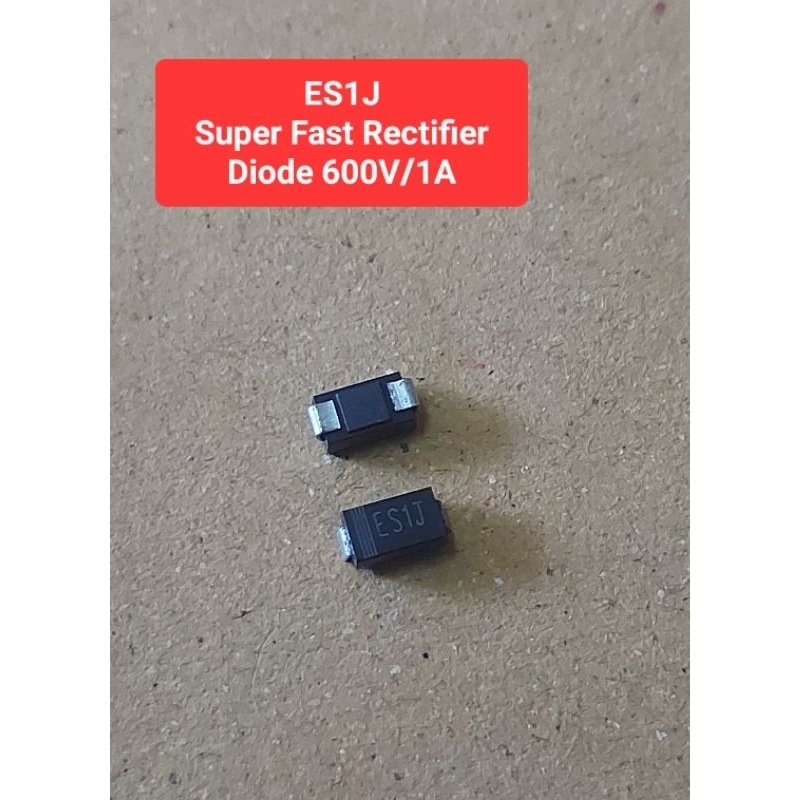 ES1J Super Fast Rectifier Diode (600Volt/1Amp)(ห่อละ10ตัว)(ราคาห่อละ ...