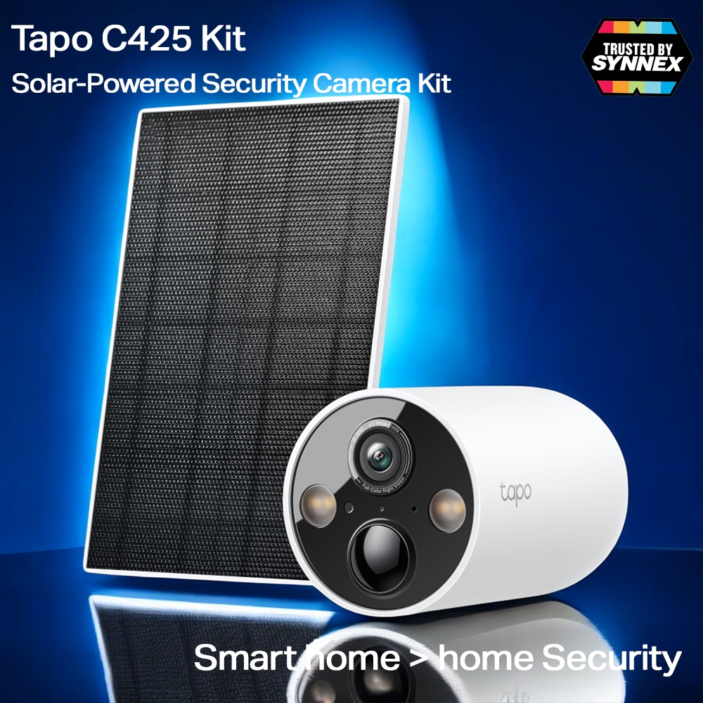 TP-Link Tapo C425 และ C425 Kit Solar-Powered Security Camera Kit Color ...