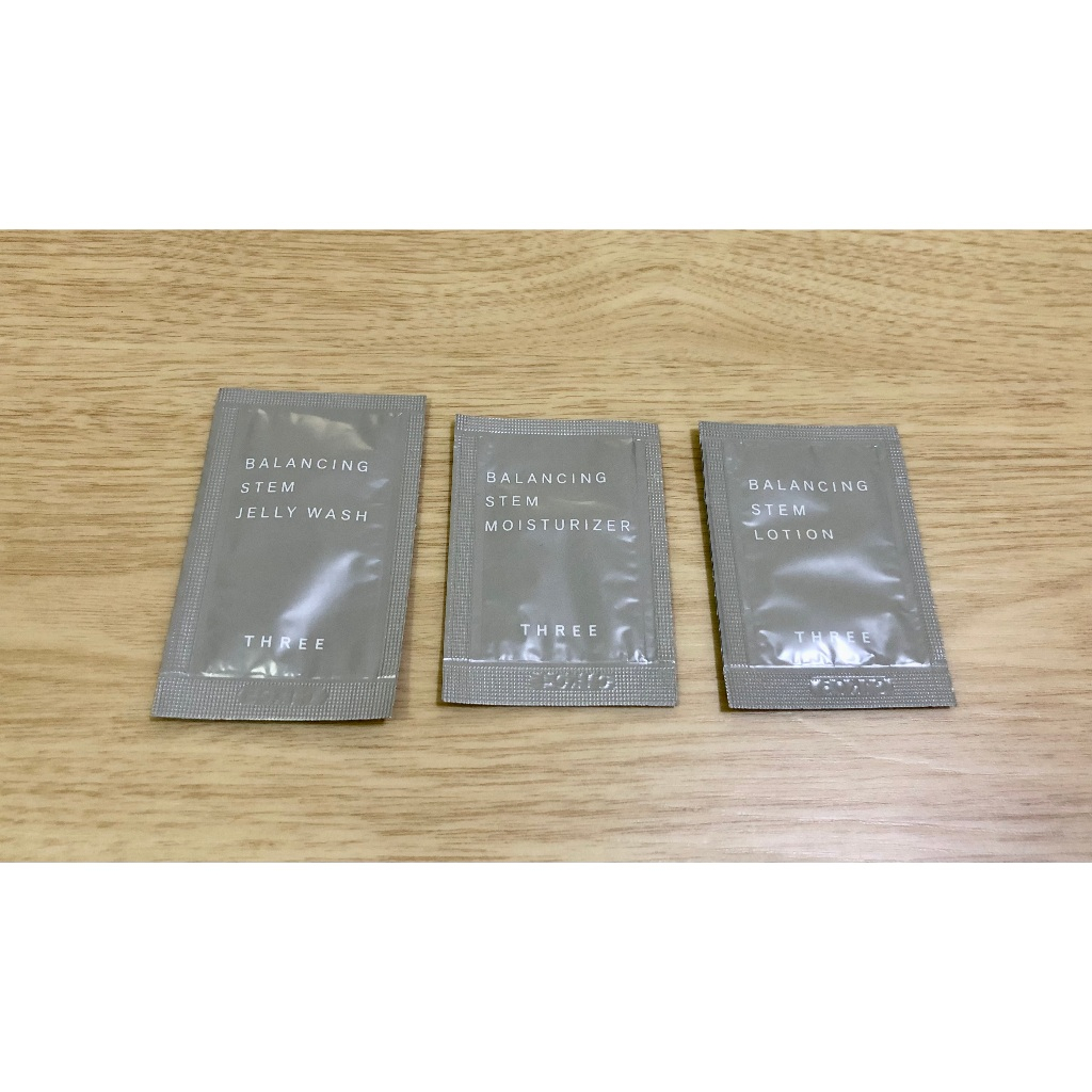 [ทดลองใช้] รวม Three Balancing Stem Line (Jelly Wash, Lotion ...