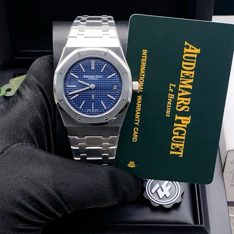 AP ROYAL OAK Ref 15500ST ZF factory กันน้ำ :100% ขนาด: 39มม. x บาง 10.2 ...