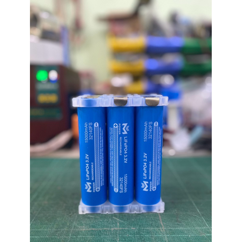 🔋แบตเตอรี่ลิเธียม 32140 Mpower พร้อมสปอต 6S1P 19v-21.9v15A (2ชั้น) | Shopee Thailand
