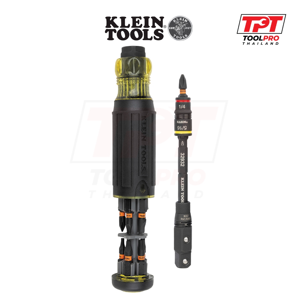 Klein Tools ไขควง KNECT 16-in-1 Impact Rated Hybrid Screwdriver / Nut ...