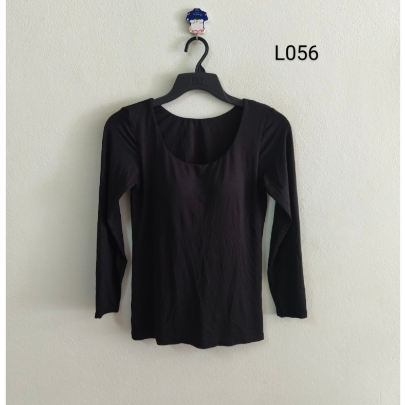 M(ญ) Heattech bra top (L056) แบรนด์ uniqlo ยูนิโคล่ | Shopee Thailand