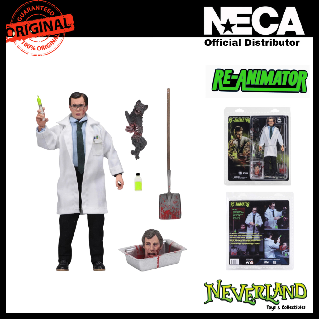 (NECA) Re-Animator - 8" Clothed Figure - Herbert West**Damaged box ...