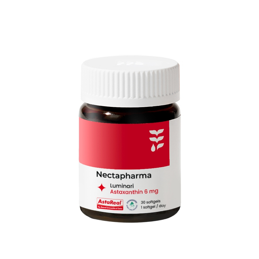 Nectapharma Luminari Astaxanthin ลูมินารี่ แอสตาแซนธิน 6mg | Shopee ...