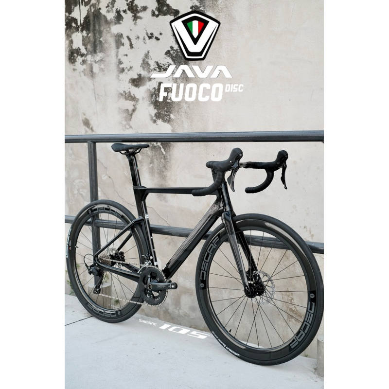 เสือหมอบ JAVA FUOCO TOP ชุดเกียร์ Shimano 105 R7120 24สปีด ดิสเบรค ...