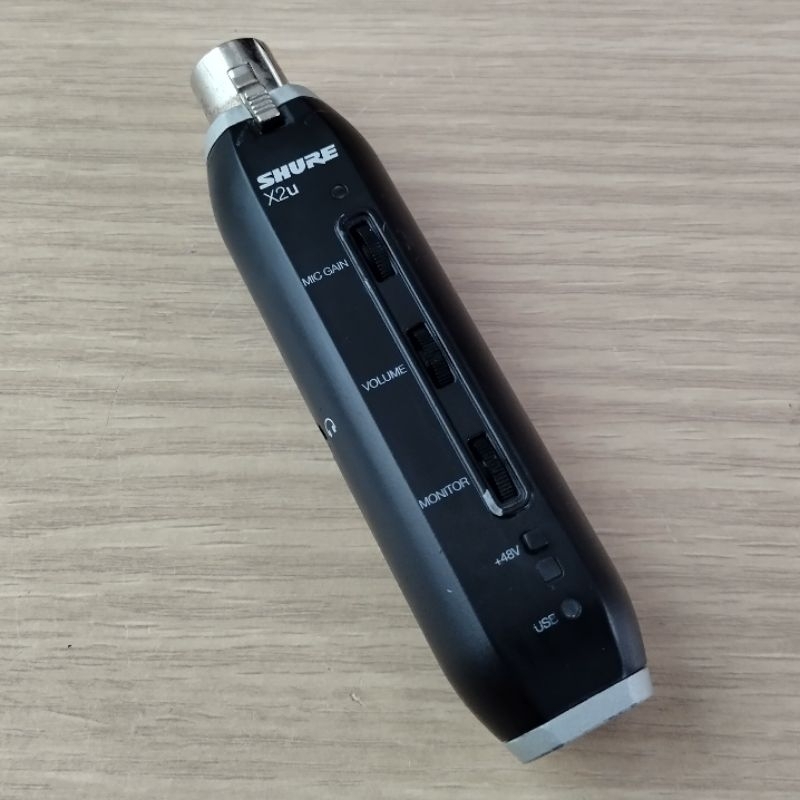 Shure X2U XLR to USB Microphone Adapter (( สินค้ามือสอง )) ใช้งานปกติ ...