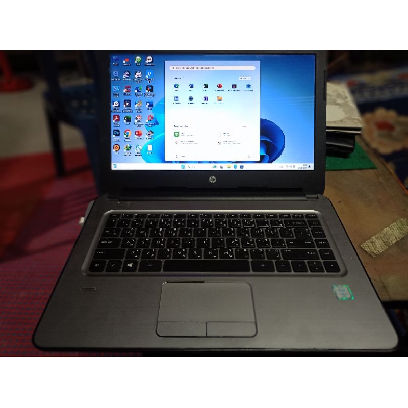 Notebook Hp Intel Core I3 6100 แรม 8 Gb Ssd 512 Gb แบตเตอรี่เก็บดีสาย 4723