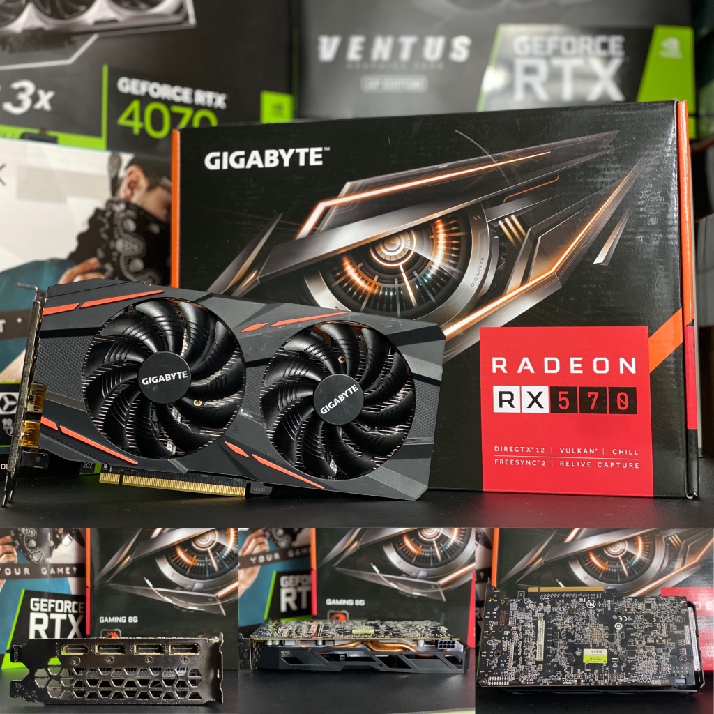 การ์ดจอ🔰RX570 RX580 GTX1050ti 1060 1070ti 1080ti 1650 1660Super RTX3060🔰มีให้เลือกหลายรุ่น ไม่ ...