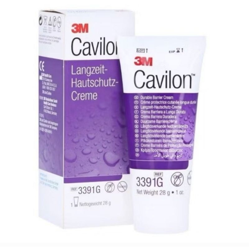 3M Cavilon durable barrier cream 28 g. ( × 1 หลอด ) ... คาวิลอน ครีม ...