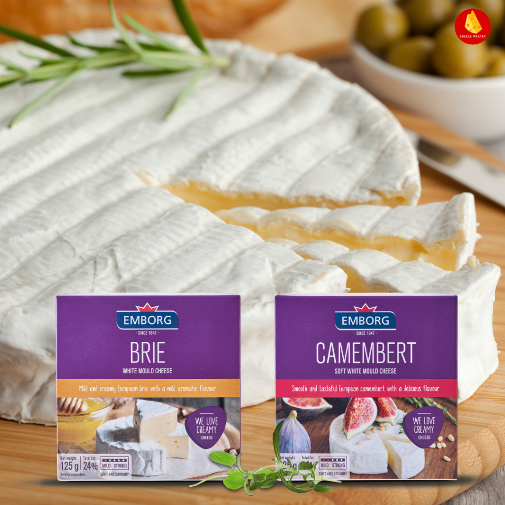 Emborg Brie / Camembert White Mould Cheese 125g - เอมบอร์ก บรีชีส กามอง ...