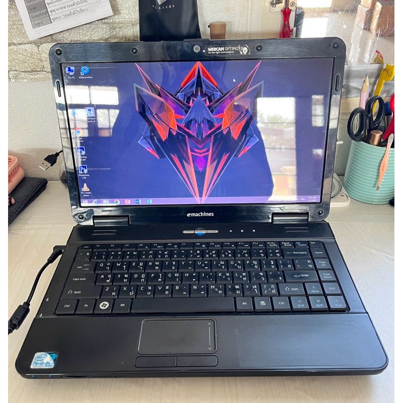 notebook มือ2 Acer eMachine D725 ใช้งานปกติ พร้อมใช้ มีคาราโอเกะ มีสาย ...