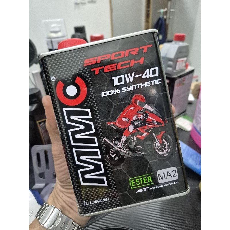 น้ำมันเครื่อง MMC Sport Tech สังเคราะห์แท้ + Ester | Shopee Thailand