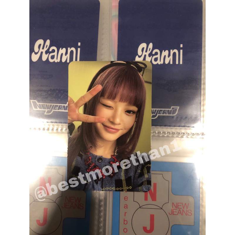 Newjeans Hanni Omg Broadcast Photocard Shopee Thailand
