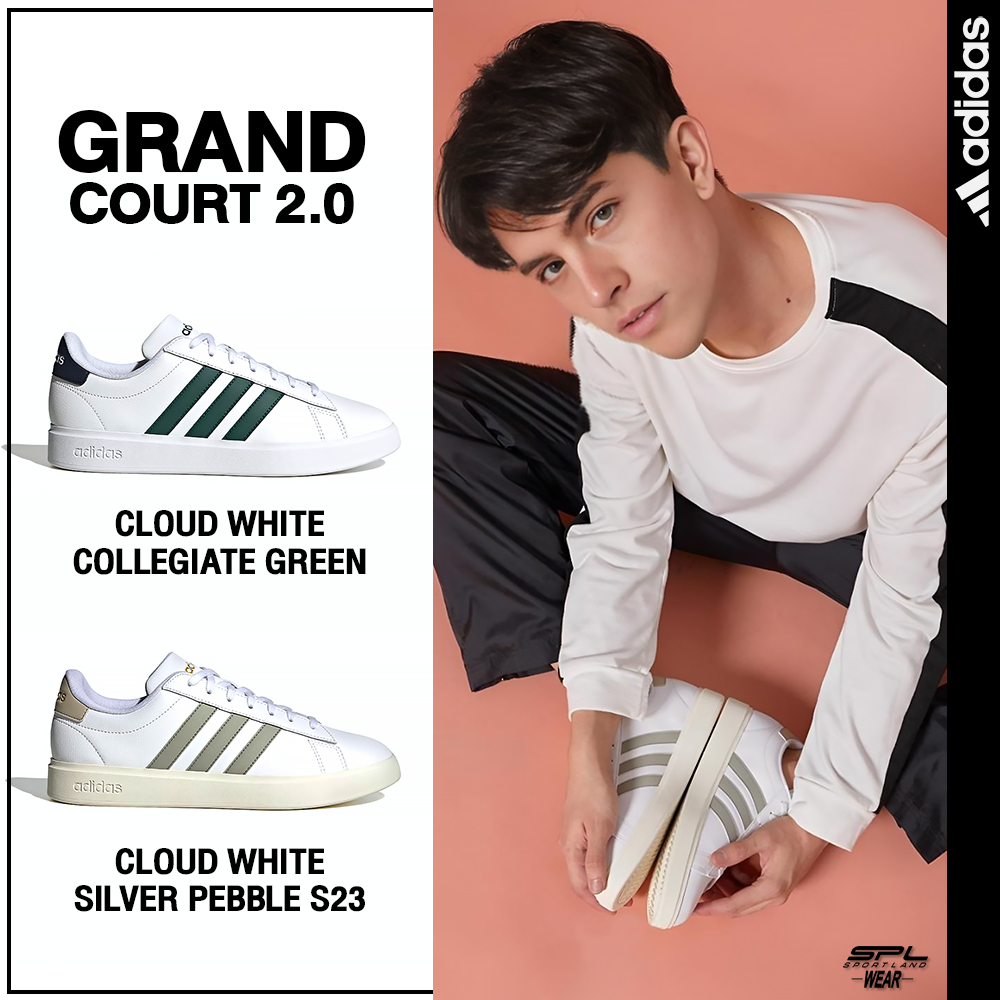 Adidas Collection อาดิดาส รองเท้าผ้าใบ รองเท้าลำลอง Grand Court 2.0 ...