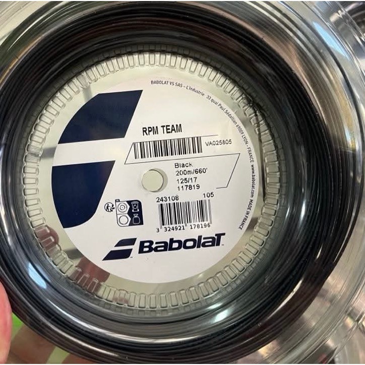 เอ็นเทนนิส Babolat RPM Team แบ่งขาย (cut) 17/1.25mm | Shopee Thailand