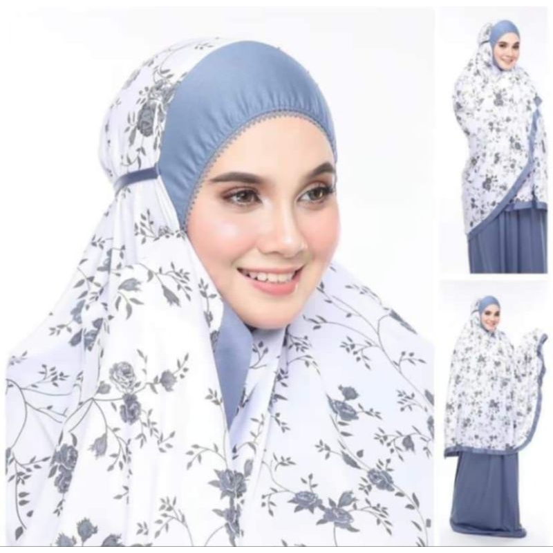 ชุดผ้าละหมาดลายดอก(rose mery) | Shopee Thailand