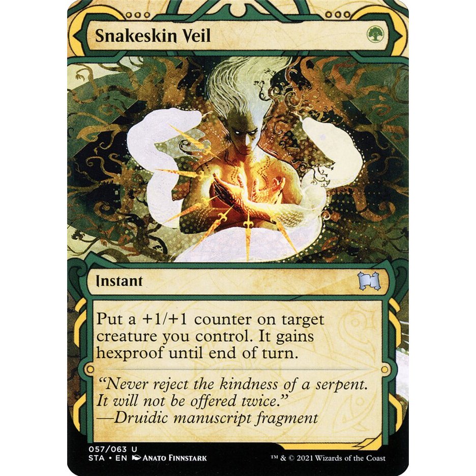 Snakeskin Veil STA Strixhaven Mystical Archive การ์ด Magic the ...
