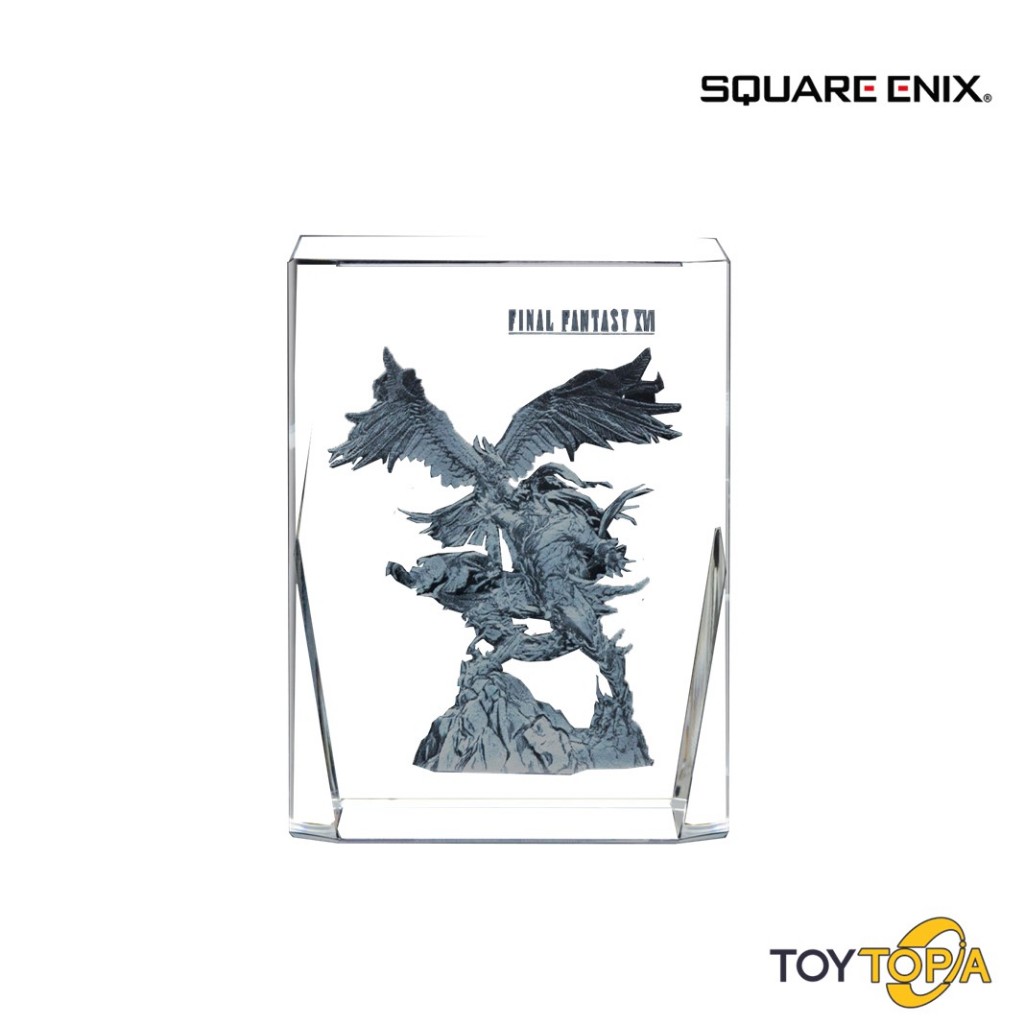 SQUARE ENIX Phoenix & Ifrit 3D Crystal Glass : Final fantasy XVI ...