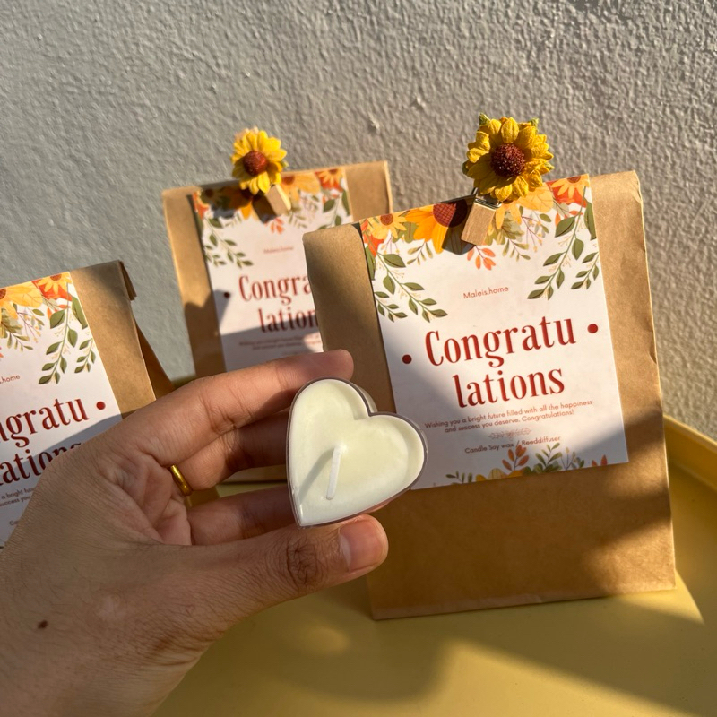 Con3(ชั้นต่ำ2 ชิ้น) ปัจฉิมนิเทศ ของปัจฉิม ของขวัญเทียนหอม | Shopee Thailand