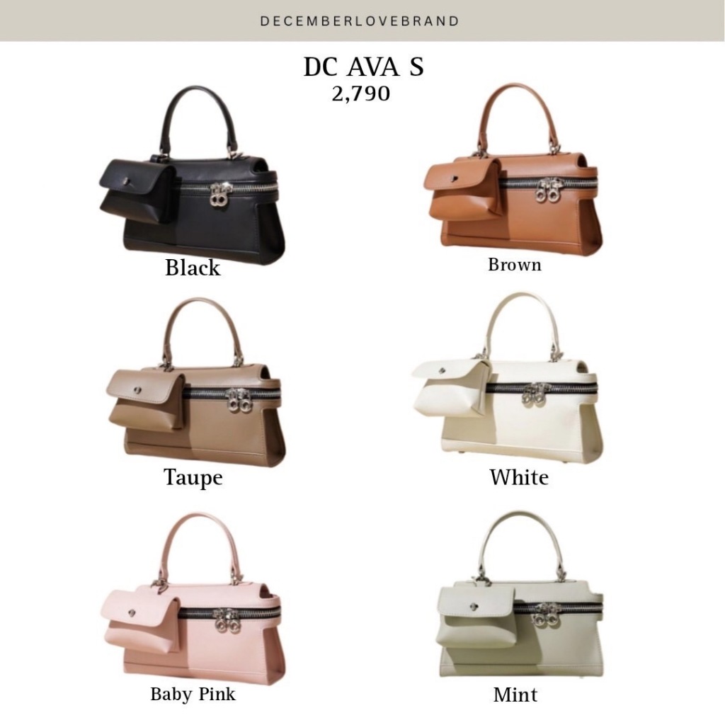 decemberlove_brand DC Ava M หนังแท้(หนังวัว) | Shopee Thailand