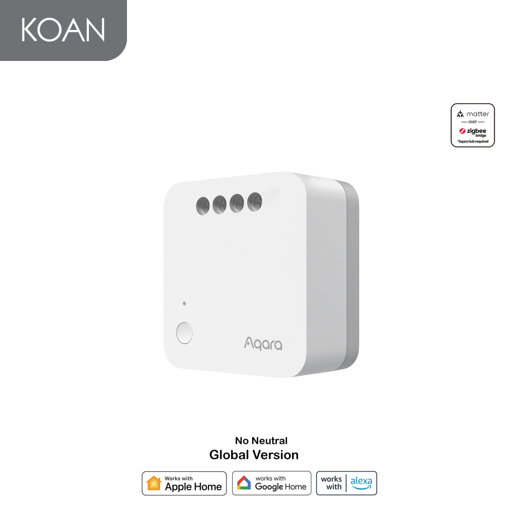 Aqara Single Switch Module T1 [No Neutral] | Shopee Thailand