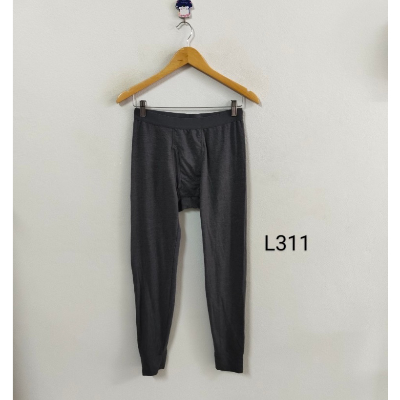 L(ช) Heattech Extra Warm Cotton (L311) แบรนด์ uniqlo ยูนิโคล่ กางเกงลองจอน ชาย | Shopee Thailand