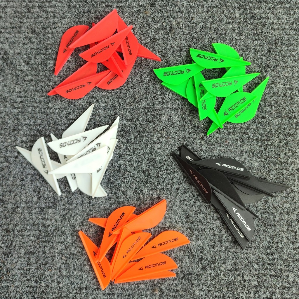 10pcs 2 Inches Archery Tiger Stripe TPU Plastic Vane for Carbon ...