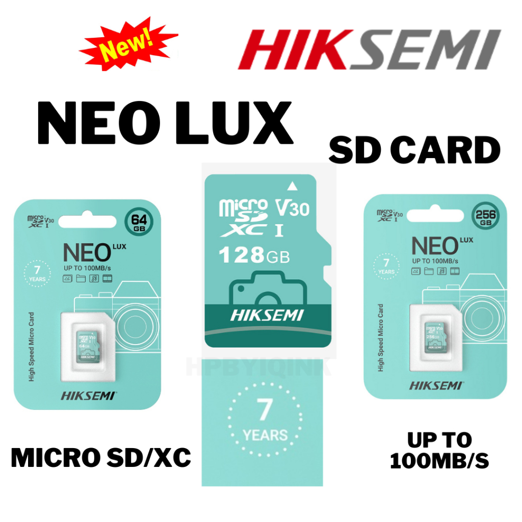 มีส่งด่วน HIKSEMI NEO LUX 32G/64GB/ 128G/256G CLASS10 HIGH SPEED MICRO CARD รับประกัน 7 ปี ...