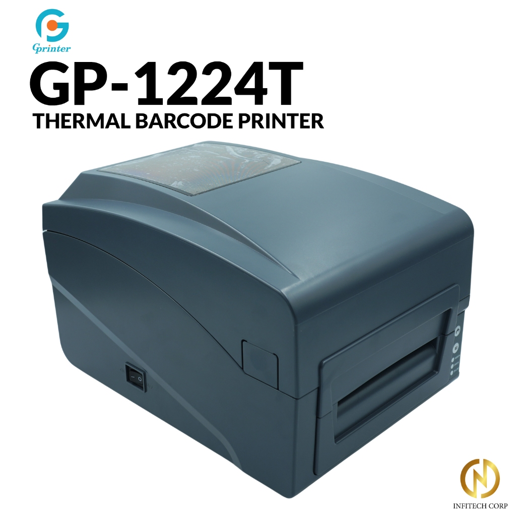 เครื่องพิมพ์บาร์โค้ด Gprinter รุ่น GP-1224T พอร์ต USB RS232 Parallel | Shopee Thailand