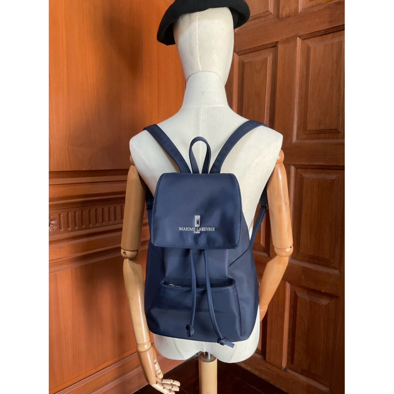 กระเป๋าเป้สะพายหลังสีน้ำเงิน Maxime Labeyrie Paris มือสอง ของแท้ จาก ...