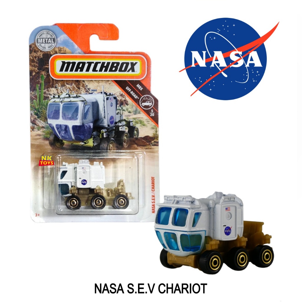 แมทช์บ็อกซ์ - โมเดลถเหล็ก NASA S.E.V. CHARIOT ลิขสิทธิ์แท้ matchbox สเกล1/64 รถของเล่น ของสะสม ...