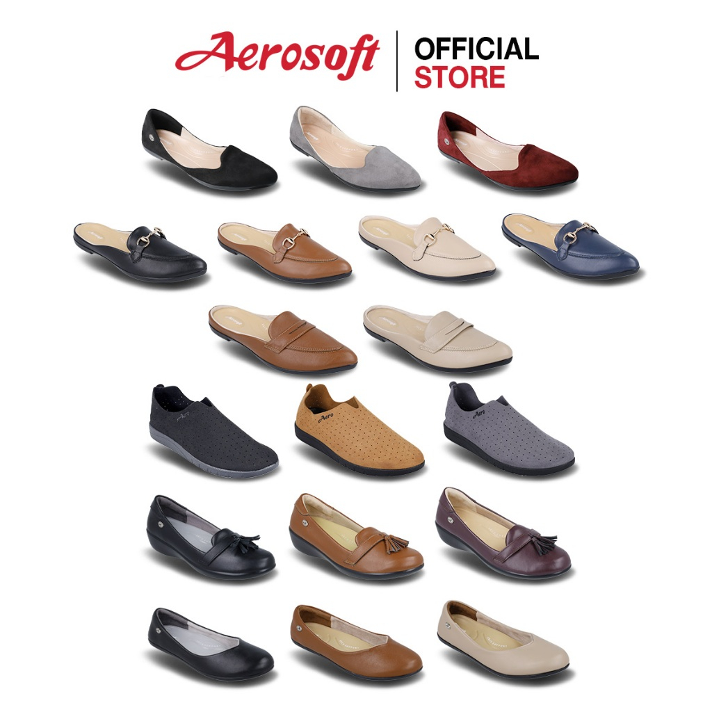 Aerosoft (Clearance Sale) รองเท้าคัชชู รุ่น CW3332/CW3334/CW3337/CW3233/CW3132/CW308 | Shopee ...