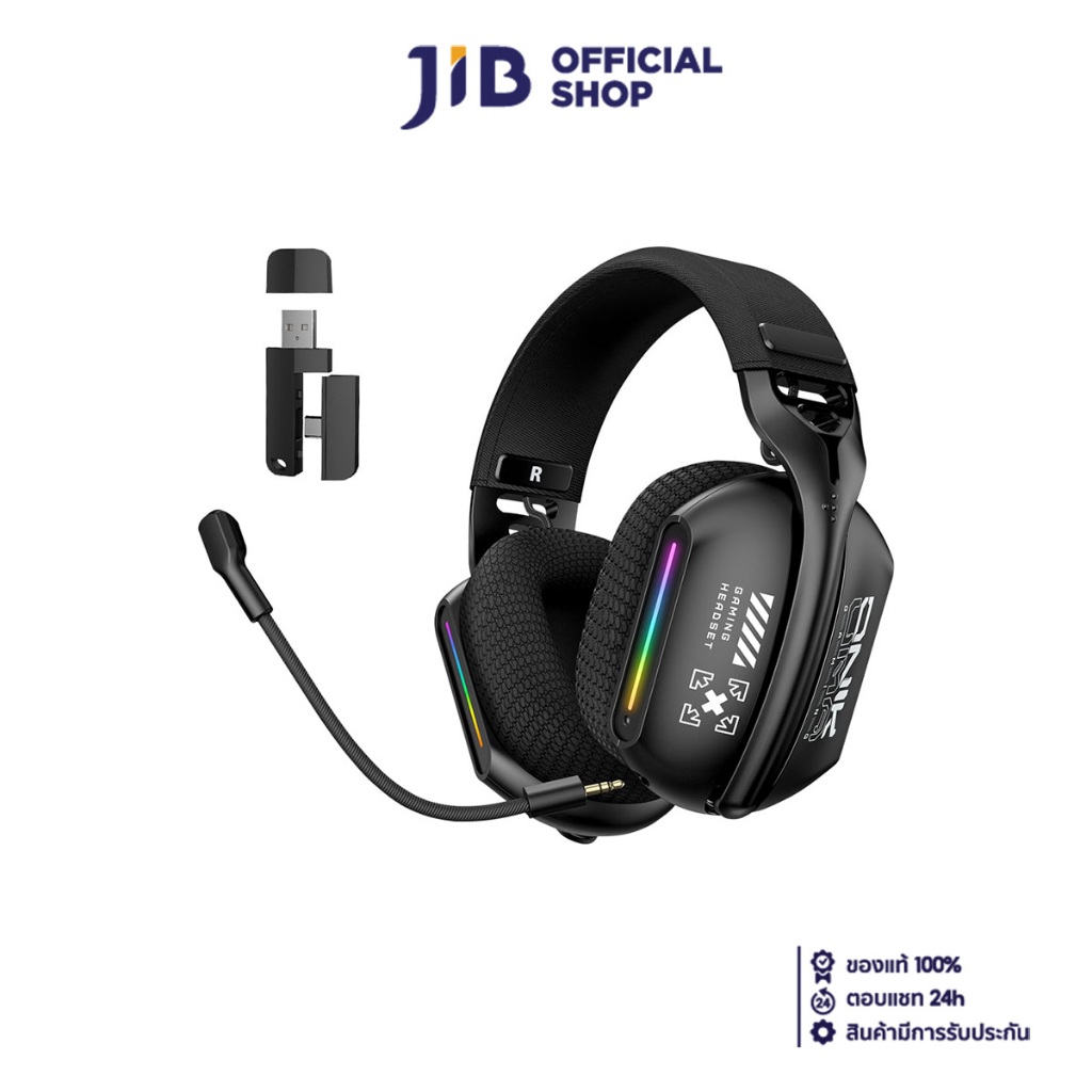 WIRELESS HEADSET (หูฟังไร้สาย) ONIKUMA GT808 (BLACK) | Shopee Thailand