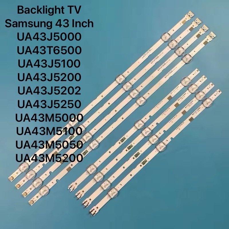 Backlight Samsung 43UA43J5000 UA43T6500 UA43J5100 UA43J5200 UA43J5202 UA43J5250 UA43M5000 ...