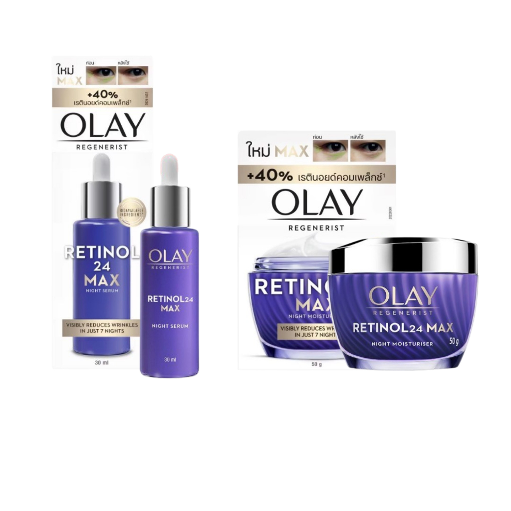 [Easy E-Receipt] ใหม่! OLAY Regenerist Retinol 24 MAX โอเลย์ ครีม เซ ...
