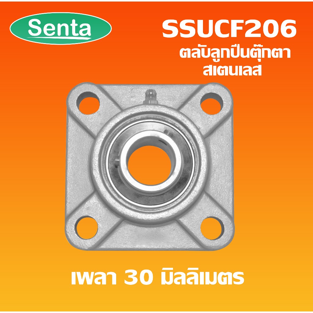 SSUCF206 ตลับลูกปืนตุ๊กตาสแตนเลส สำหรับเพลา 30 มิลลิเมตร ( STAINLESS ...