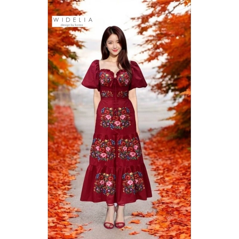 Widelia made in Korea Dress:: เดรสตัวยาว | Shopee Thailand
