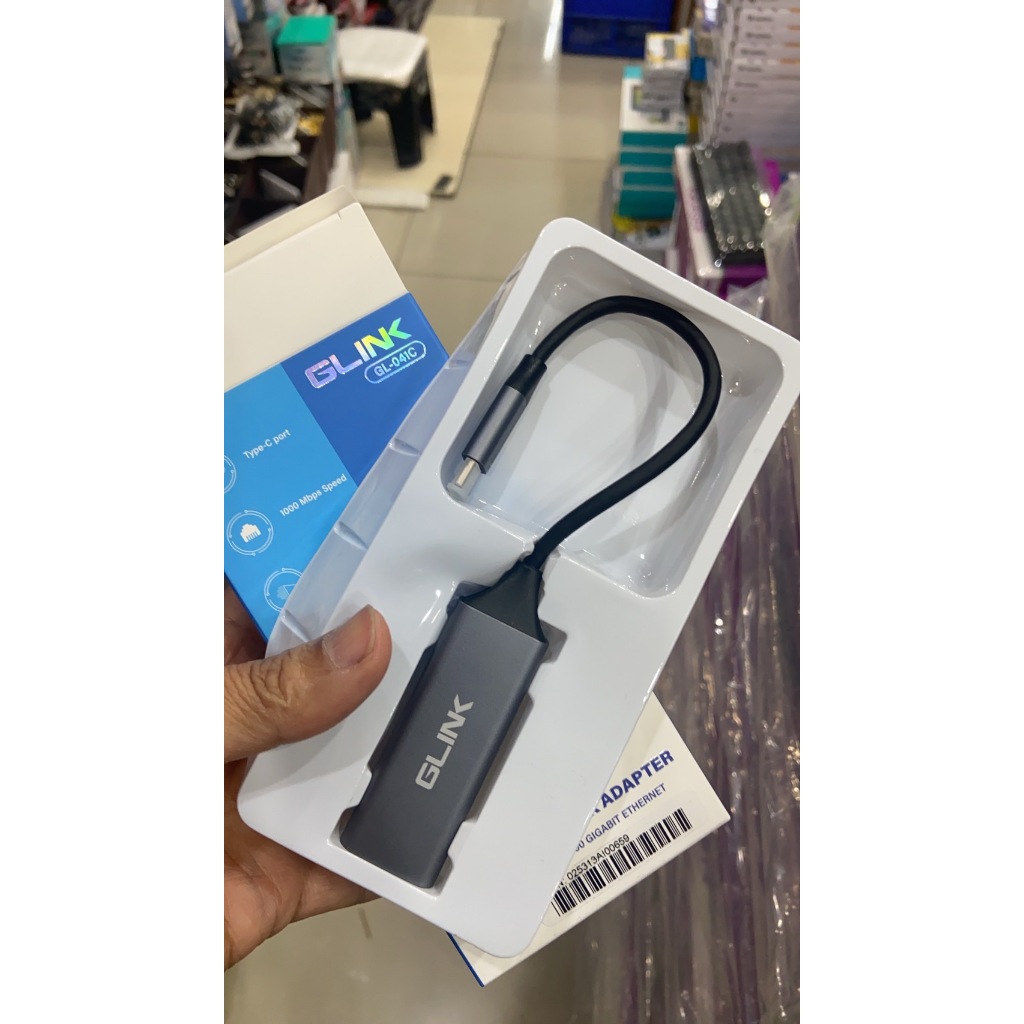 ส่งจากไทย GL-041C USB TYPE-C to RJ45 Glink GL041C Type c to Network Adapter | Shopee Thailand