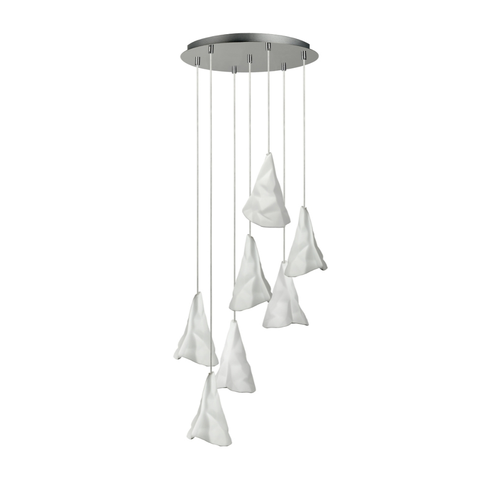 L&E โคมไฟตกแต่งแขวนเพดาน ขั้วหลอด E14 x 7 Series BLIZZO รุ่น PSM45-017 ...